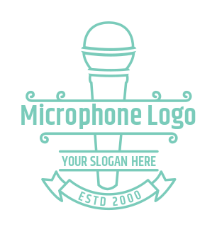Finest Microphone Logos | DIY Mic Logo Maker | LogoDesign.net