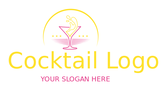 Superb Cocktail Logos | DIY Cocktail Logo Maker | LogoDesign.net