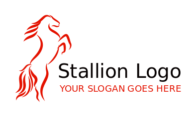 Design Stallion Logos | Powerful Stallion Logo Images | LogoDesign.net