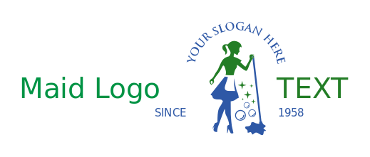 300+ Maid Logos | Free Housekeeper Logo Generator | LogoDesign.net