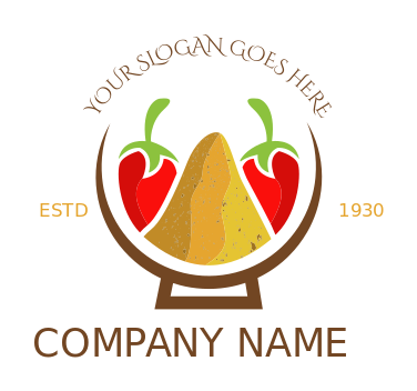 DIY Masala Logo Maker | Stunning Spice Logo Designs | LogoDesign.net