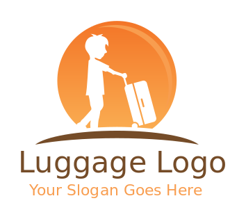 Make a Luggage Logo | Fast Suitcase Logo Maker | LogoDesign.net