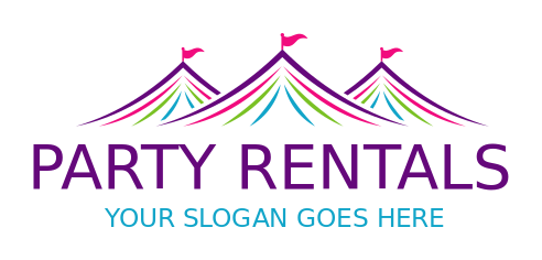 Free Party Rentals Logos | Party Rental Logo Maker | LogoDesign.net