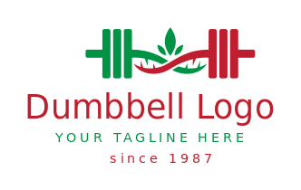 Best Dumbbell Logos | Barbell Logo Maker | LogoDesign.net
