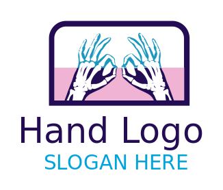 Elegant Hand Logos | Hand Logo Design Templates | LogoDesign.net