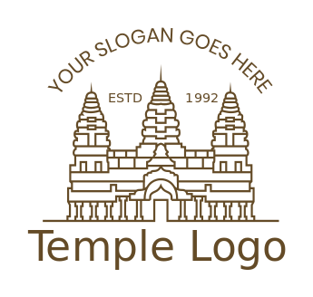 Free Temple Logo Creator | 100s Temple Logos | LogoDesign.net