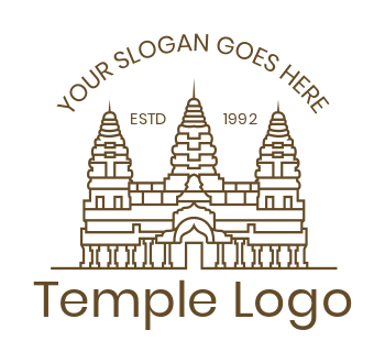 Free Temple Logo Creator | 100s Temple Logos | LogoDesign.net