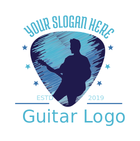 300+ Guitarist Logos | Free Electric Guitar Logo Maker