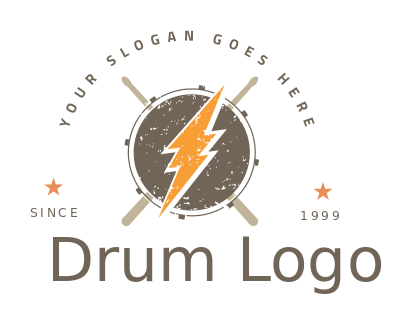 Get Drum Logos | Best Drummer Logo Creator | LogoDesign.net