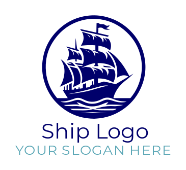 Best Ship Logos | Cruise Ship Logo Templates | LogoDesign.net