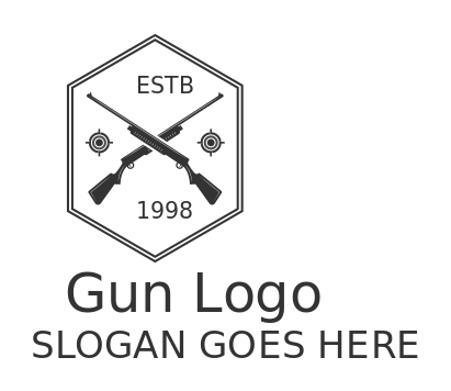 600+ Superb Gun Logos | Get 50% Off | Design Your Own Gun Logo