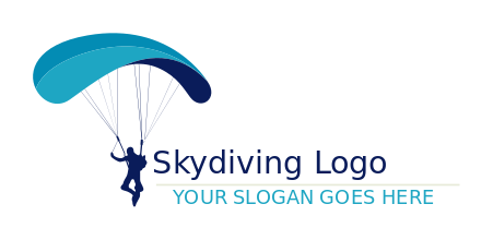 Free Skydiving Logo Generator | Daring Skydiver Logos | LogoDesign