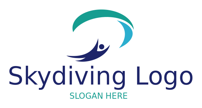 Free Skydiving Logo Generator | Daring Skydiver Logos | LogoDesign