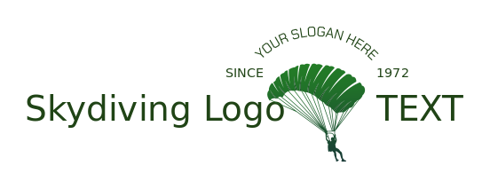 Free Skydiving Logo Generator | Daring Skydiver Logos | LogoDesign