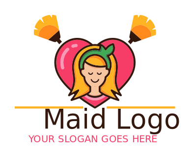 200+ Maid Logos | Housekeeper Logo Designs | LogoDesign.net
