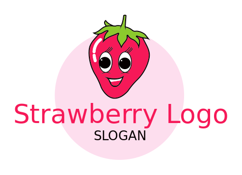 Delish Strawberry Logos | Fast Strawberry Logo Maker | LogoDesign