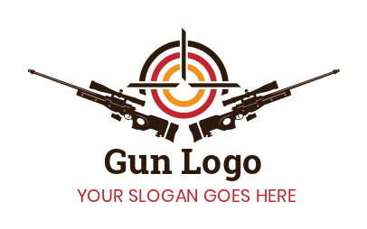 600+ Superb Gun Logos | Design Your Own Gun Logo Free