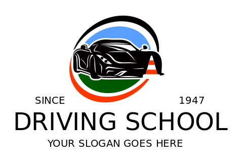 300+ Driving School Logos | Free Driving School Logo Creator | LogoDesign