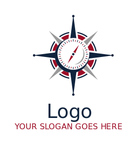 logistics logo maker star compass - logodesign.net | Logo Template by ...