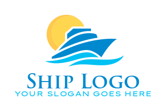 Best Ship Logos | Cruise Ship Logo Templates | LogoDesign.net