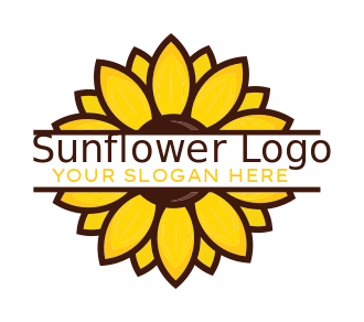 Best Sunflower Logos | DIY Sunflower Logo Maker | LogoDesign.net