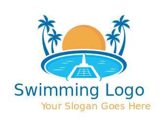 Pro Swimming Pool Logos | Swimming Logo Maker | LogoDesign.net