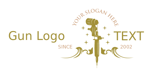 600+ Superb Gun Logos | Design Your Own Gun Logo Free