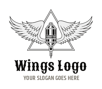 Fancy Wings Logos | Wings Logo Vectors | LogoDesign.net