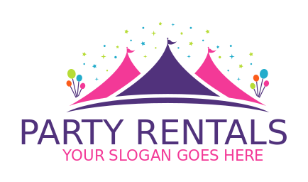 Free Party Rentals Logos | Party Rental Logo Maker | LogoDesign.net