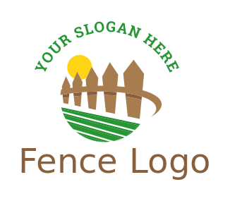 150+ Quality Fence Logos | 50% Off Fence Contractors Logo Online