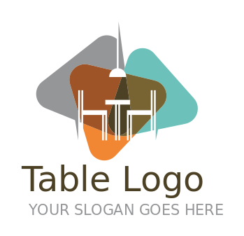 300+ Table Logos | Table Logo Designers, 50% Off
