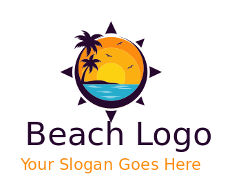 Best Beach Logos | Beach Resort Logo Designs | LogoDesign.net