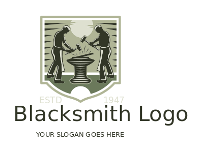 Premium Blacksmith Logos | Blacksmith Logo Maker | LgooDesign.net