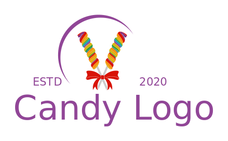 100+ Finest Candy Shop Logos | Design a Candy Logo Free