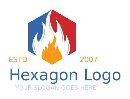 Awesome Hexagon Logos | Create a Hexagon Logo Online