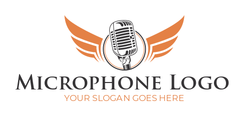 Finest Microphone Logos | DIY Mic Logo Maker | LogoDesign.net