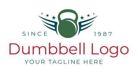 Best Dumbbell Logos | Barbell Logo Maker | LogoDesign.net