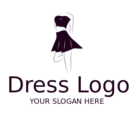 Chic Dress Logos | DIY Dress Logo Designs | LogoDesign.net