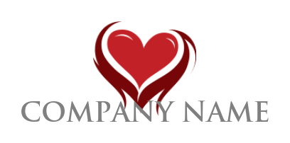 Matchmaking with abstract lines heart | Logo Template by LogoDesign.net