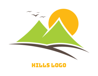 Free Hill Logo Maker | Hills Logo Designs | LogoDesign.net