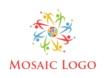 Artistic Mosaic Logos | Mosaic Logo Design Samples | LogoDesign.net