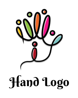 Elegant Hand Logos | Hand Logo Design Templates | LogoDesign.net