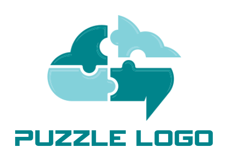 Colorful Puzzle Logos | DIY Puzzle Logo Design Maker | LogoDesign.net