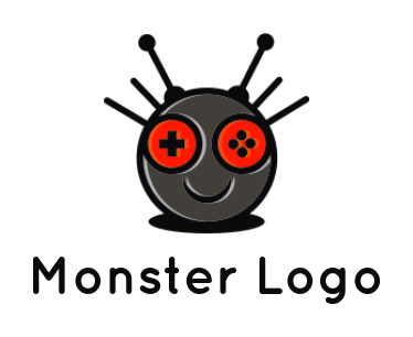 Funky Monster Logos | Make Monster Logo Designs | LogoDesign.net