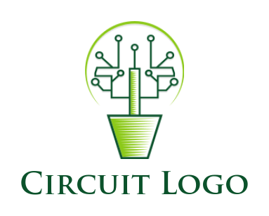 Best Circuit Logo Designs | Quick Circuit Logo Maker | LogoDesign.net