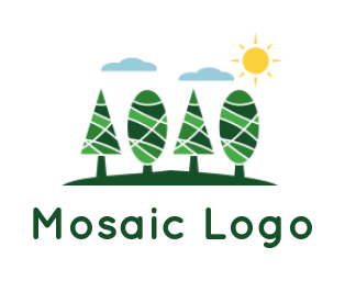 Artistic Mosaic Logos | Mosaic Logo Design Samples | LogoDesign.net