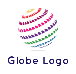 Colorful Globe Company Logo