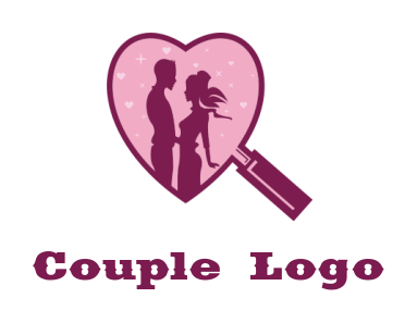 Attractive Couple Logos | Lovers Logo Maker | LogoDesign.net