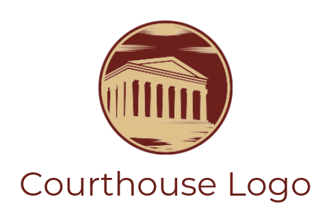 Free Courthouse Logos | Courthouse Logo Templates | LogoDesign.net