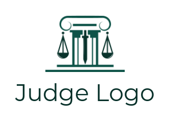 90+ Classic Judge Logos | Free Judge Logo Design Maker